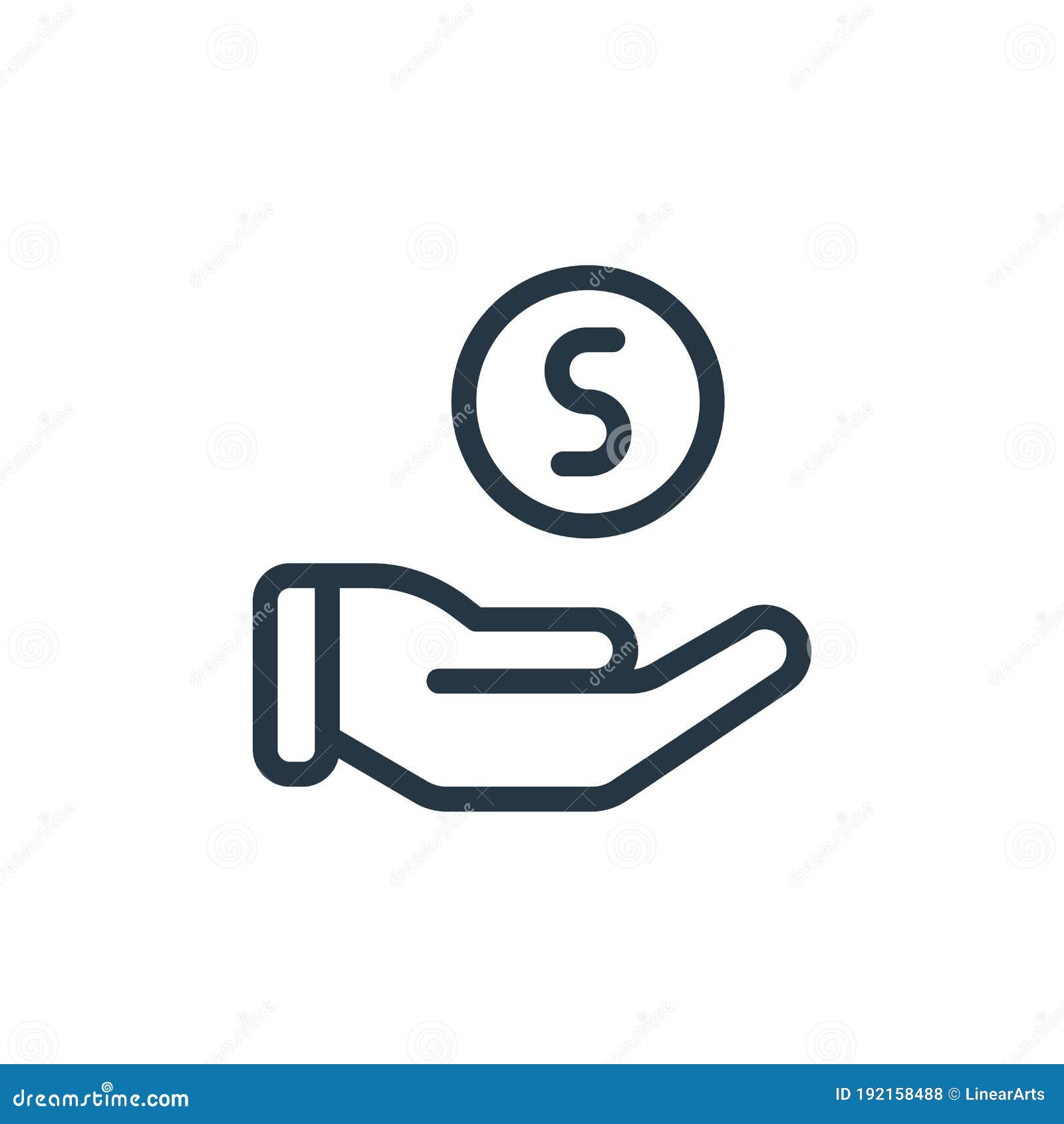 Allowance Icon Vector from Old Age Concept. Thin Line Illustration of ...