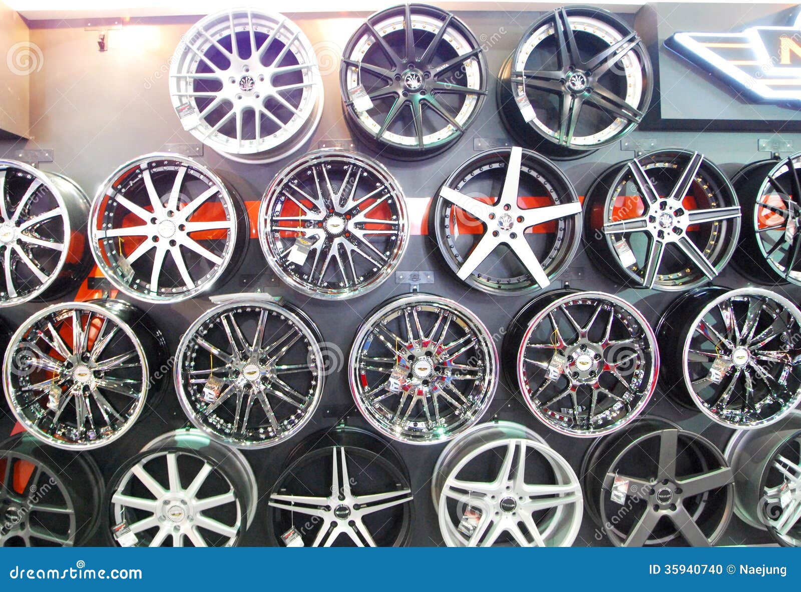Alloy car wheels editorial image. Image of equipment - 35940740