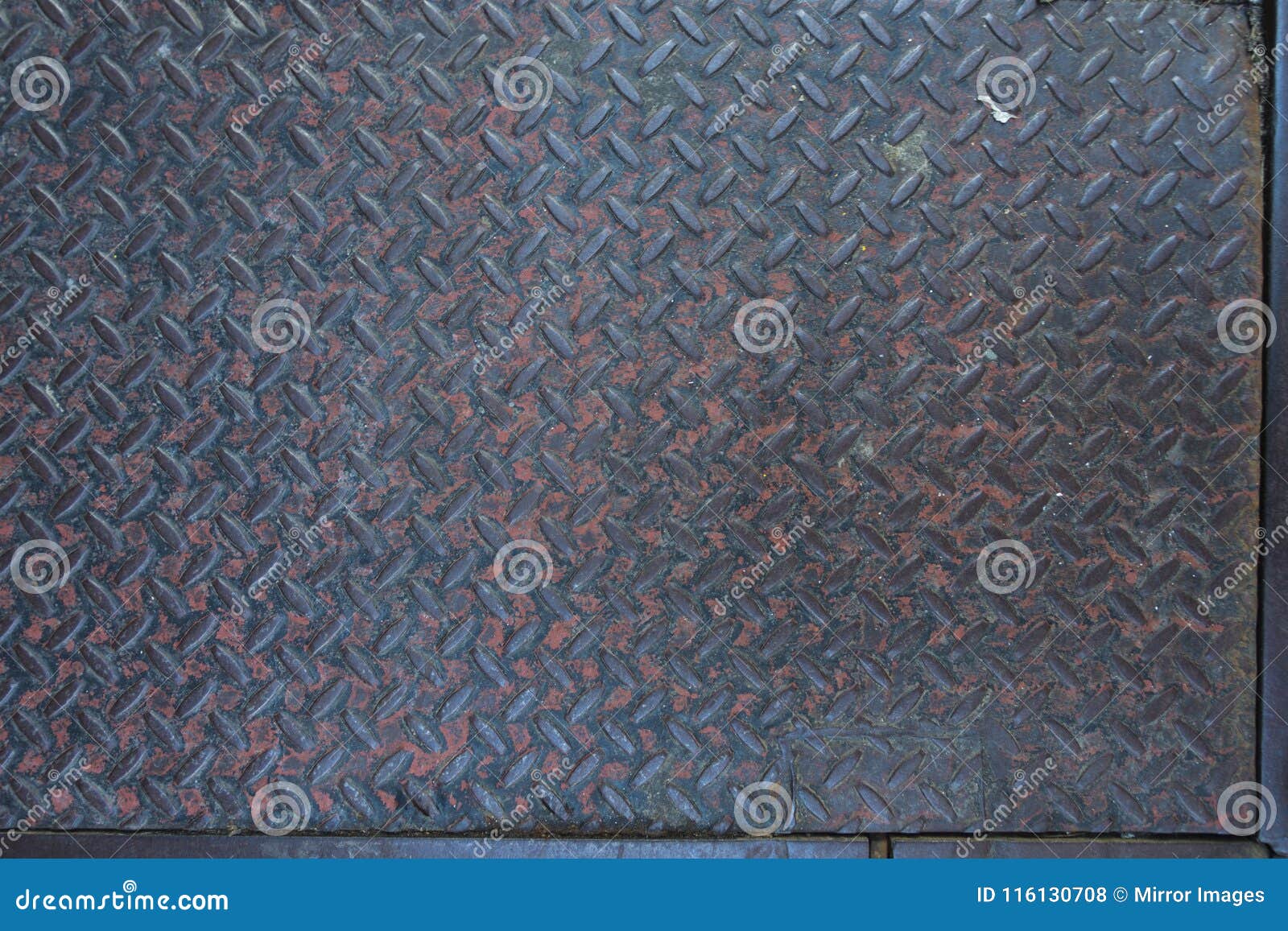 Rusted Diamond Steel Sheet Textured Surface Pattern Stock Photo - Image ...