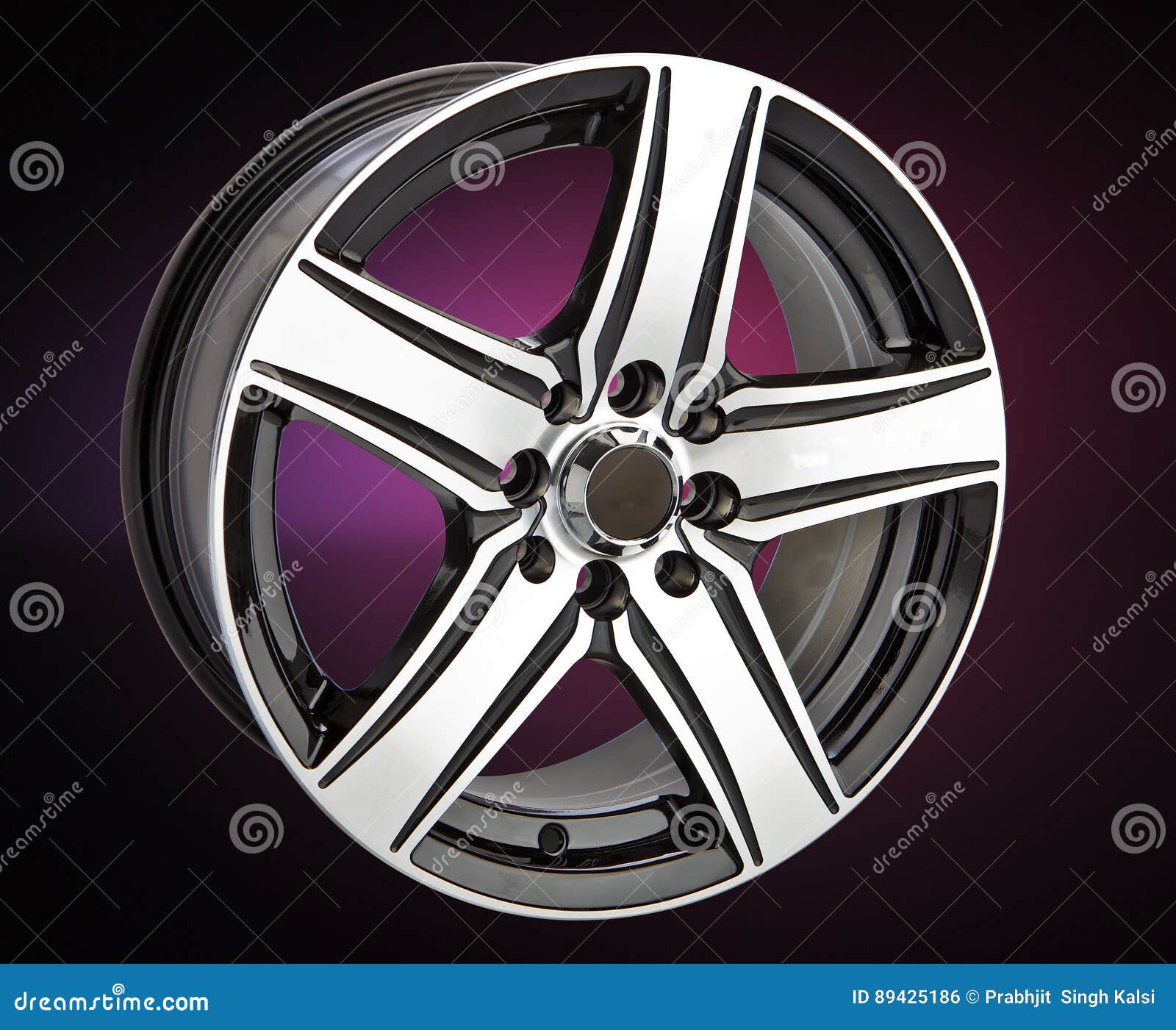 Alloy wheel stock photo. Image of black, chromealloywheel - 89425186