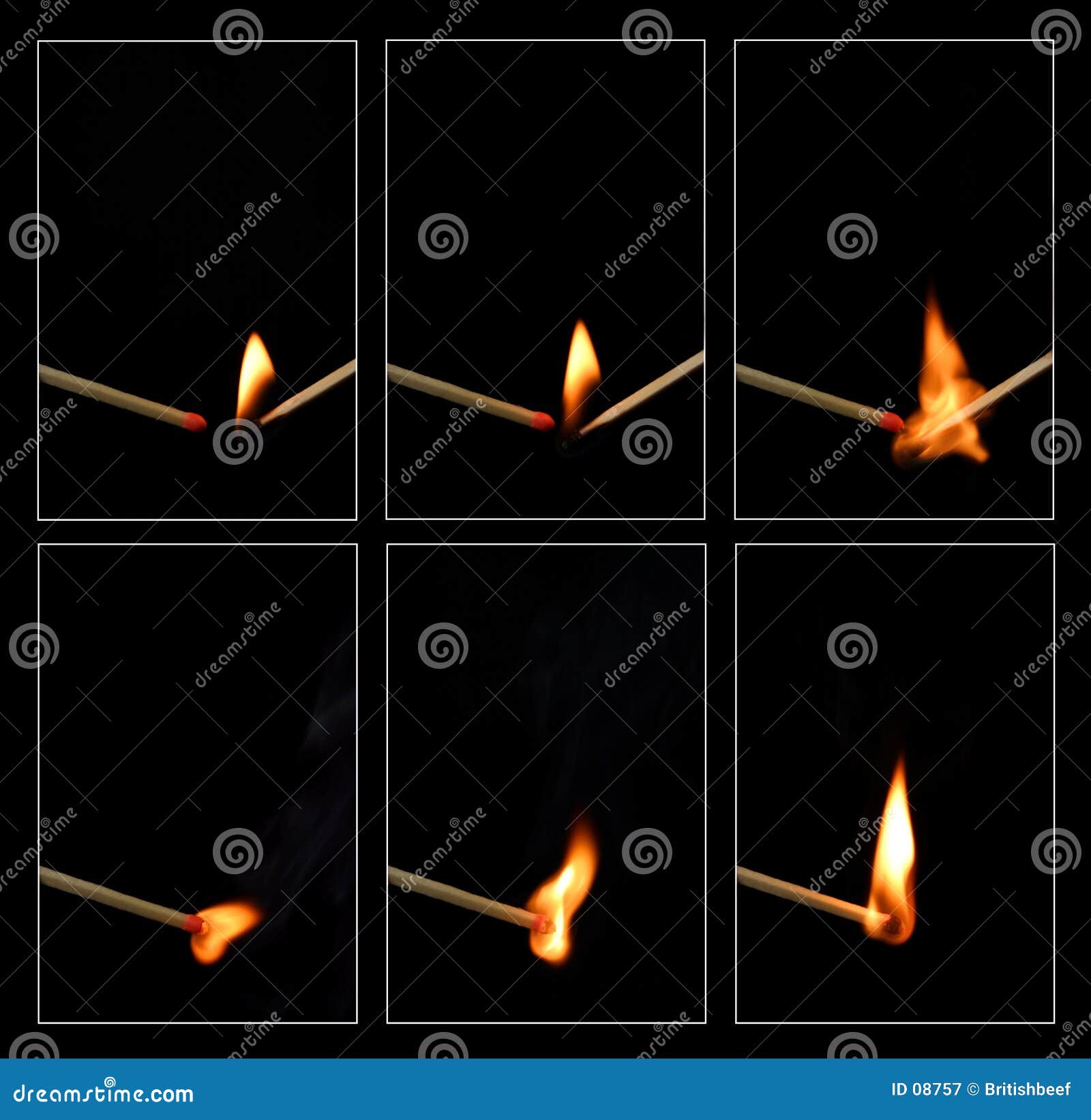 Allumage d'allumette image stock. Image du lueur, reflet - 8757