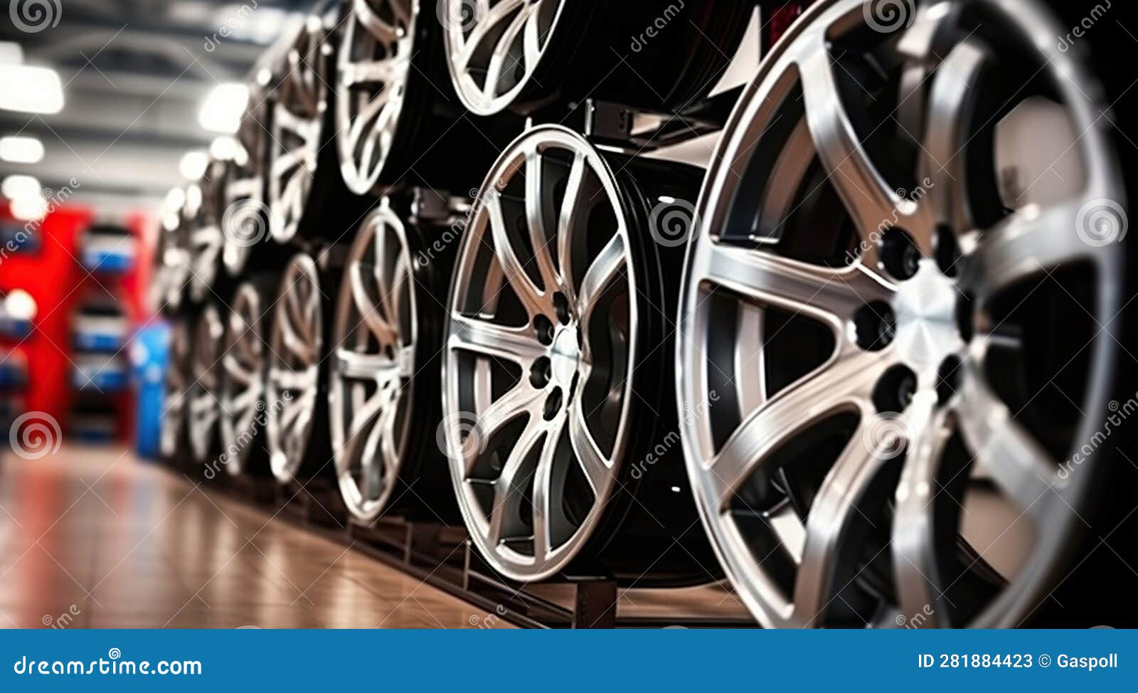 The Allure of Alloy Wheels Displayed in the Modern Tire Store ...