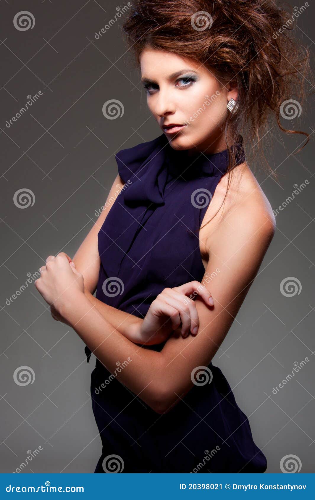 Alluring woman posing stock image. Image of brunette - 20398021