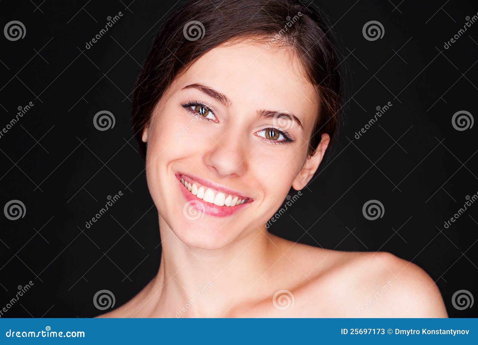 Alluring woman smiling stock image. Image of fashion - 25697173