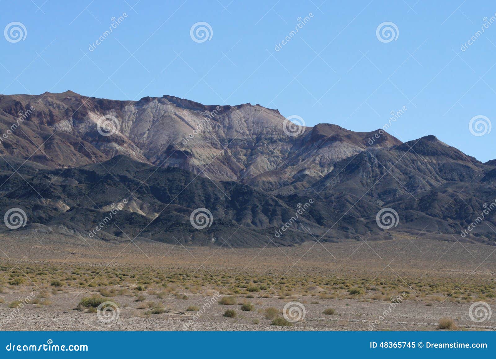 Alluvial fan stock image. Image of mountain, valley, formation - 48365745
