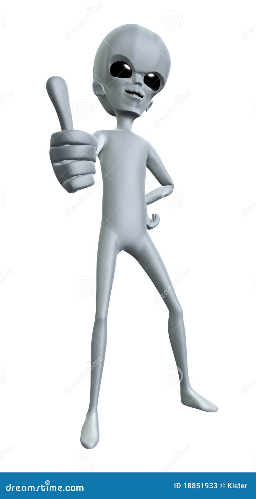 Ally the alien stock illustration. Illustration of right - 18851933