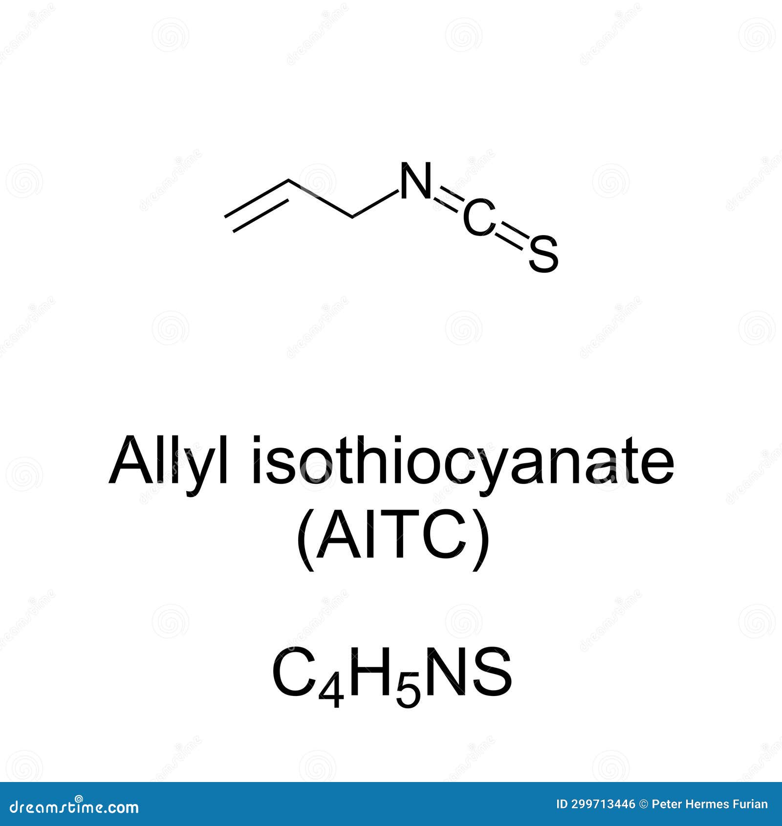 Allyl Isothiocyanate, Pungent Taste of Radish, Chemical Formula and ...