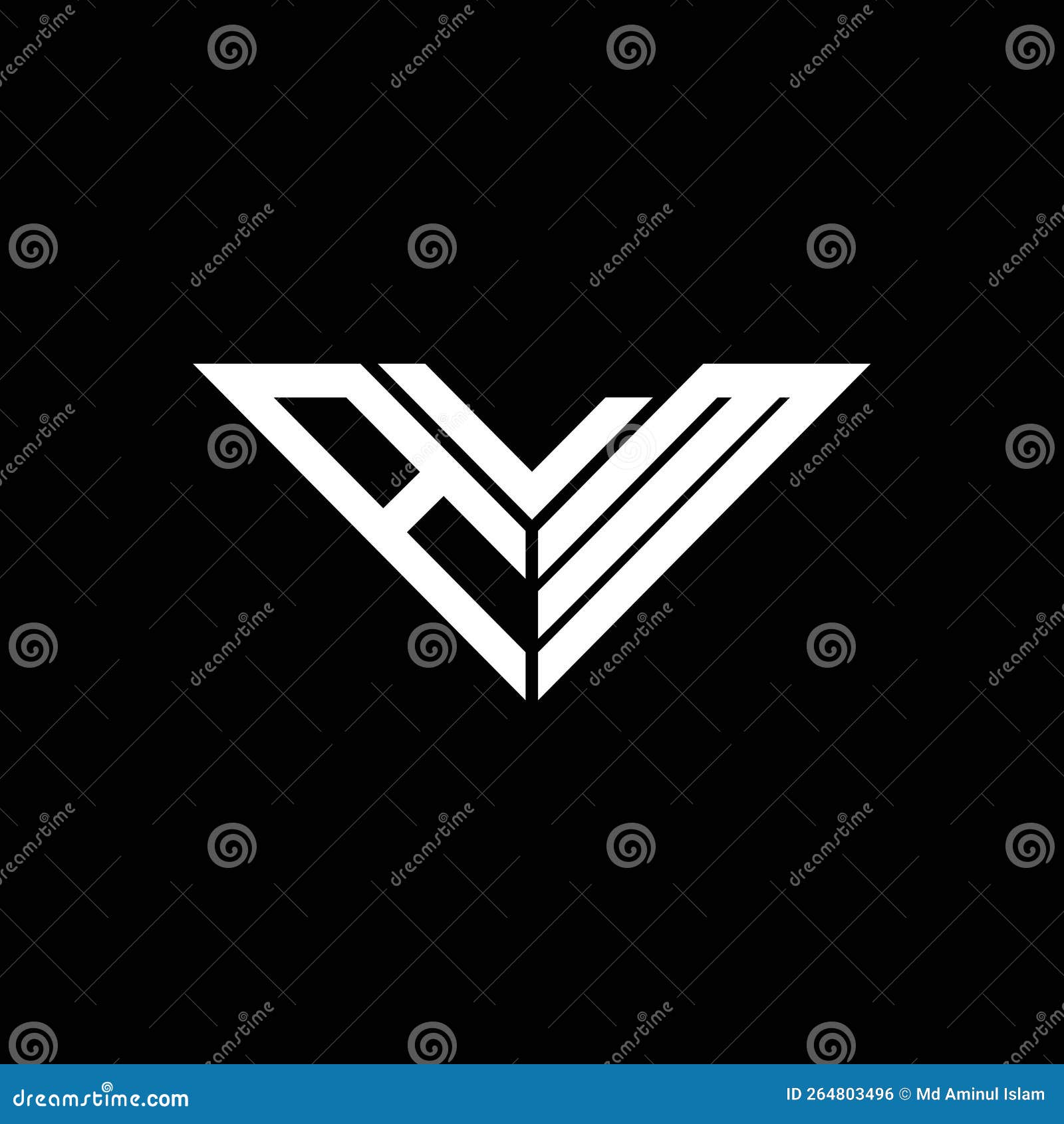 ALM Letter Logo Creative Design with Vector Graphic, Stock Vector ...