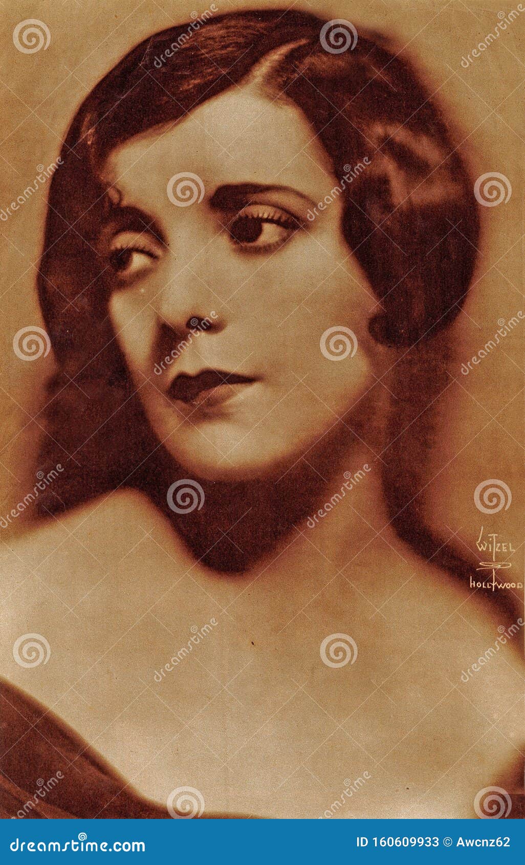 Alma Rubens, Actriz Silenciosa De Hollywood Foto de archivo editorial ...