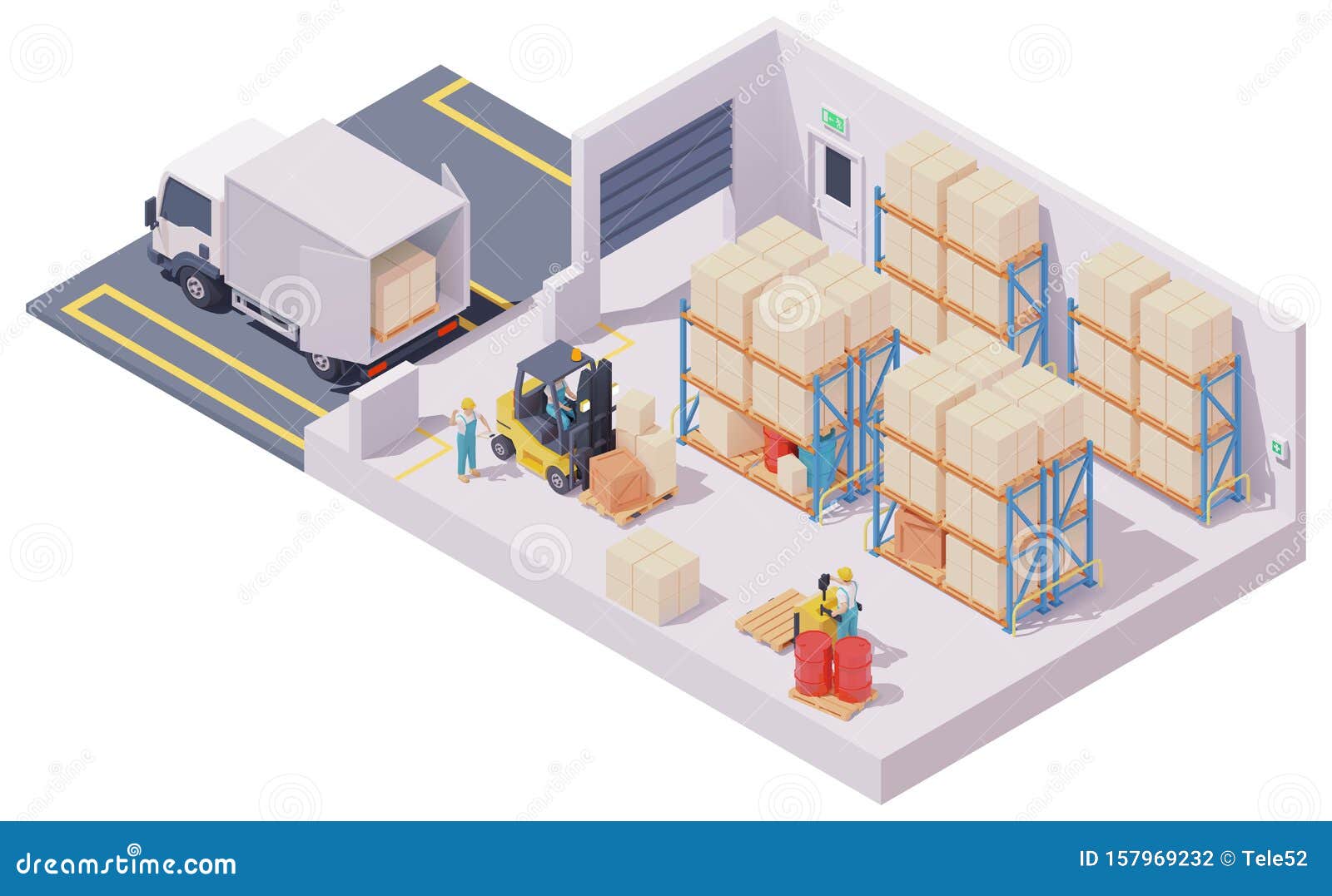 Almacen Ilustraciones Stock, Vectores, Y Clipart – (296,870 ...