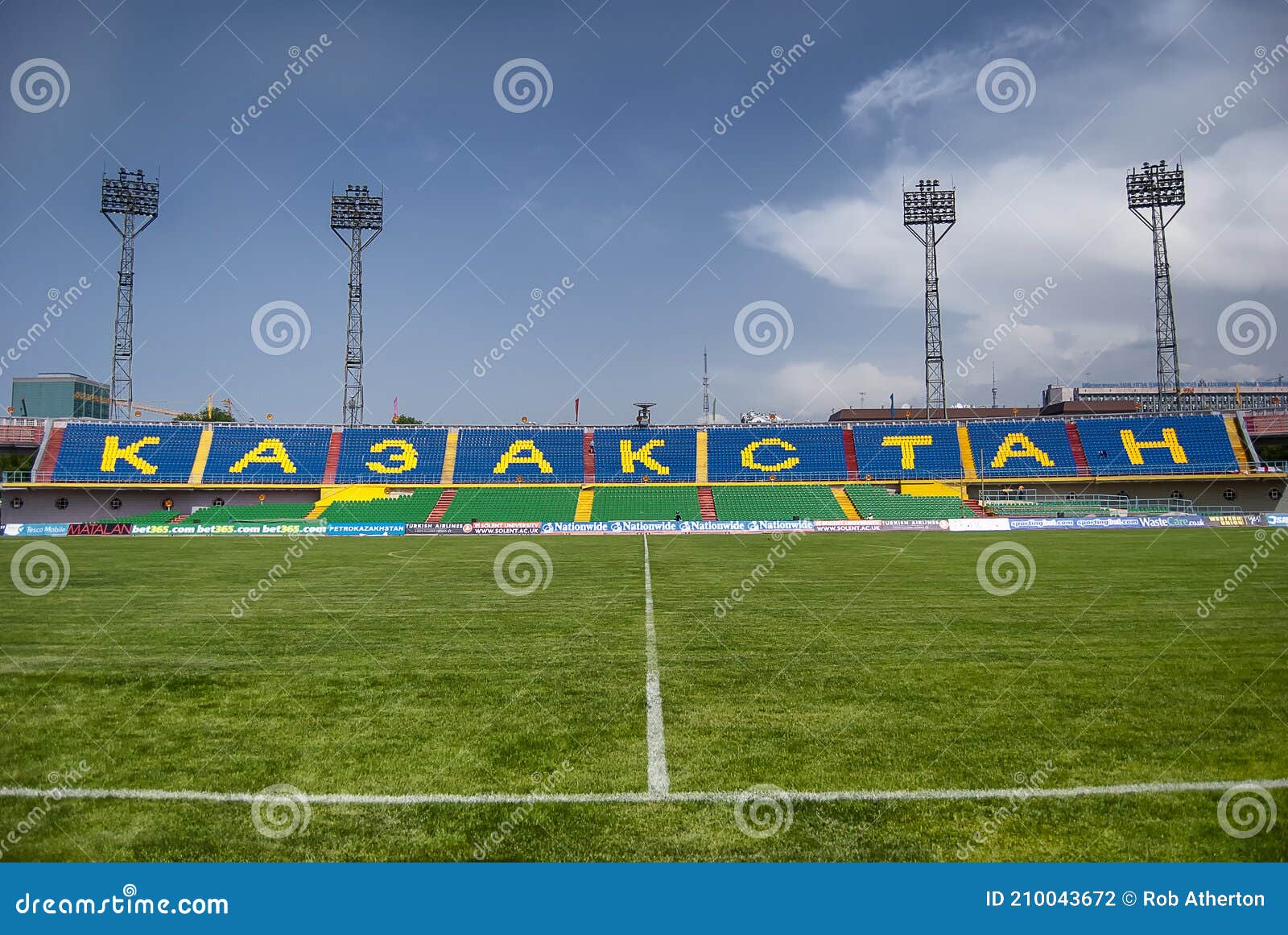 The Almaty Central Stadium in Kazakhstan Editorial Photography - Image ...