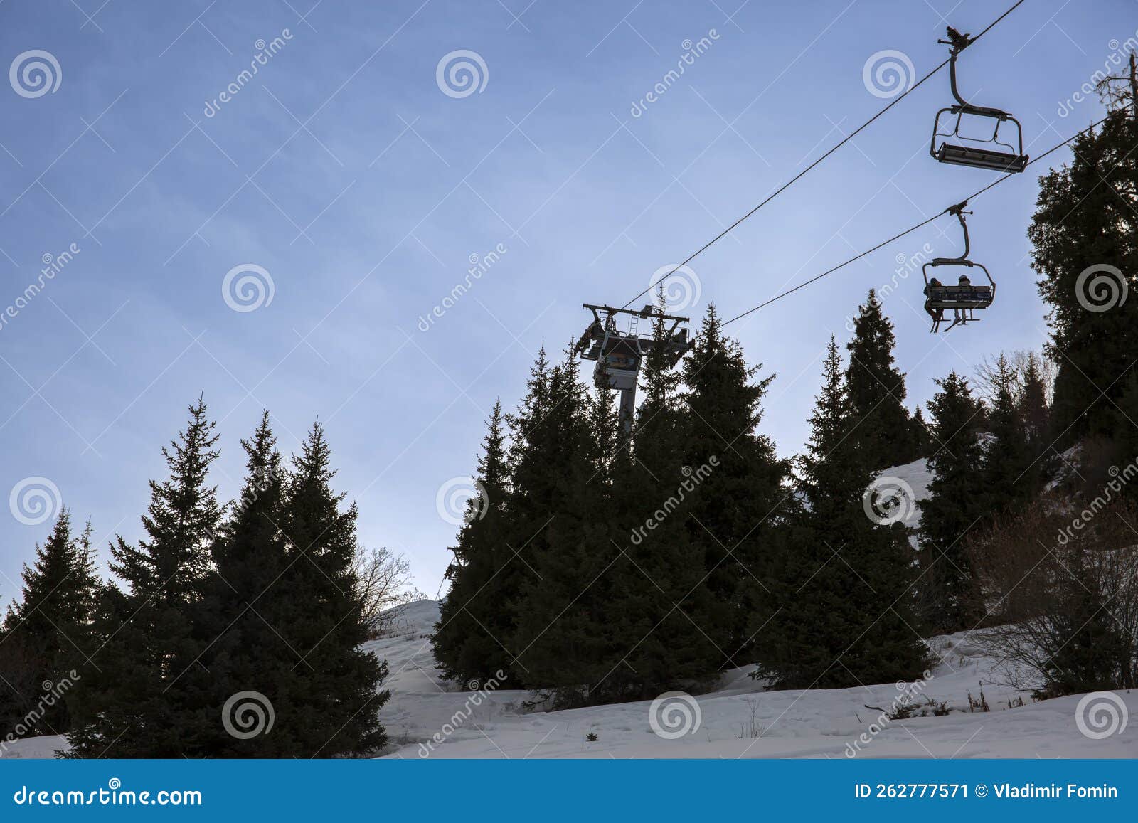 Almaty city. stock image. Image of chimbulak, resort - 262777571