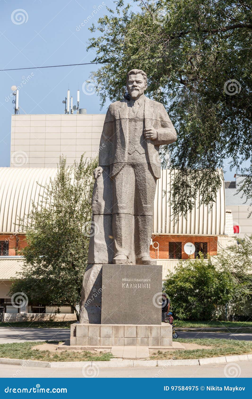 Almaty, Kazakhstan - August 28, 2016: Soviet Monuments Alley - K ...
