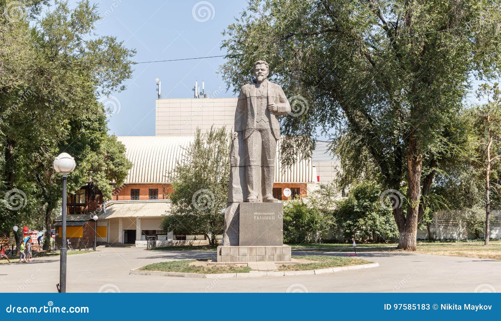 Almaty, Kazakhstan - August 28, 2016: Soviet Monuments Alley - K ...