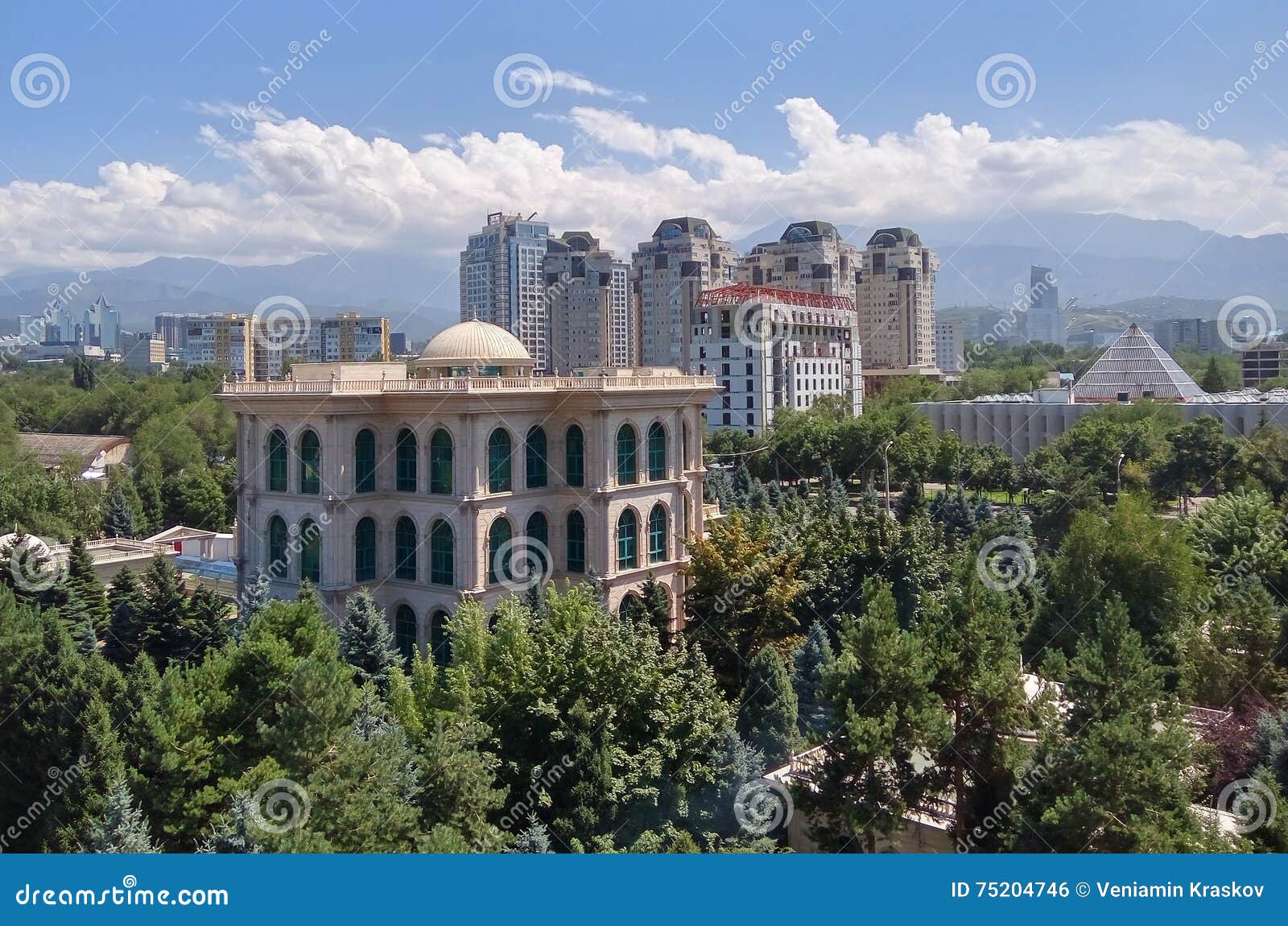 Almaty - Modern Architecture Editorial Photo - Image of built, house ...