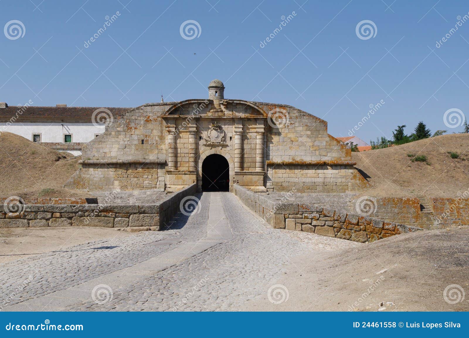 Almeida stock photo. Image of landmark, ancient, guarda - 24461558