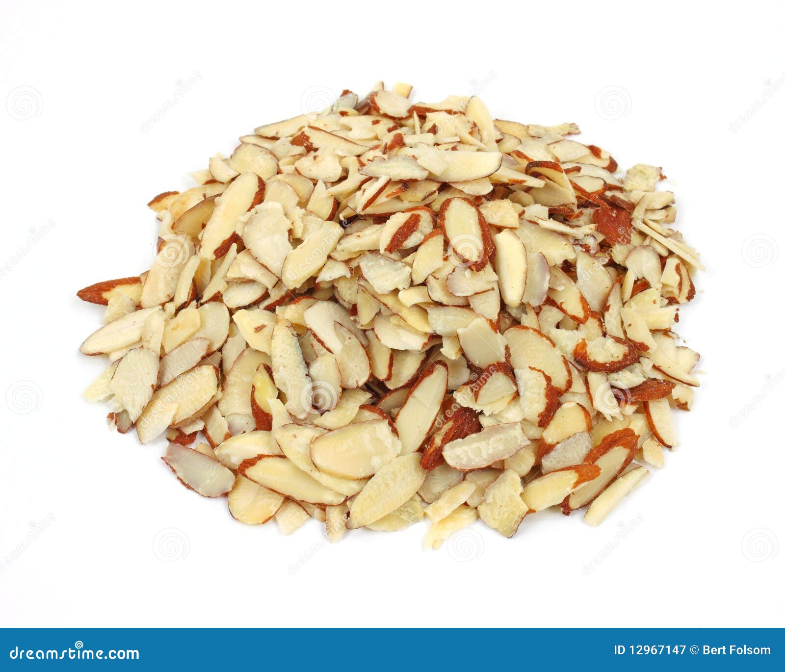 Almendras rebanadas imagen de archivo. Imagen de almendras - 12967147