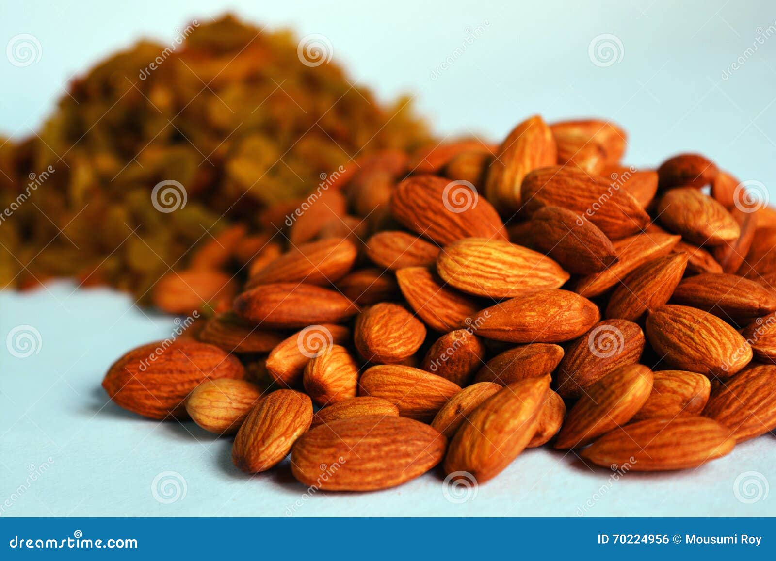 Almendras Secas De Las Frutas Foto de archivo - Imagen de salud, primer ...