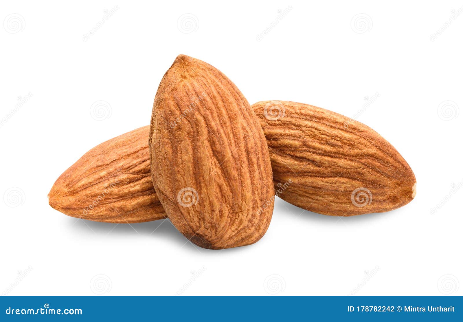 Almendro Aislado En Fondo Blanco Con Trayectoria De Recorte Foto de ...