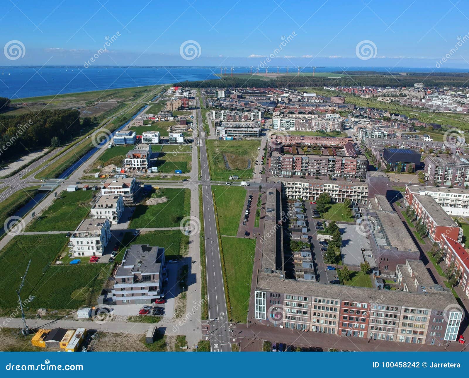 Almere Poort - Construction Site Project Duin Stock Photo - Image of ...