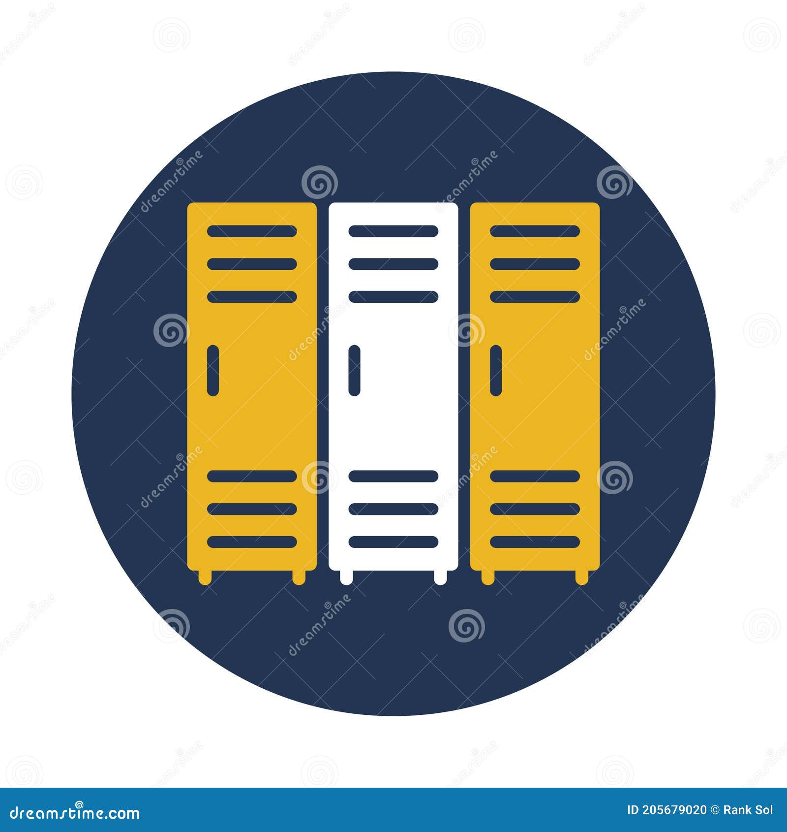 Almirah, Cabinet Vector Icon Which Can Easily Modify Stock Vector ...