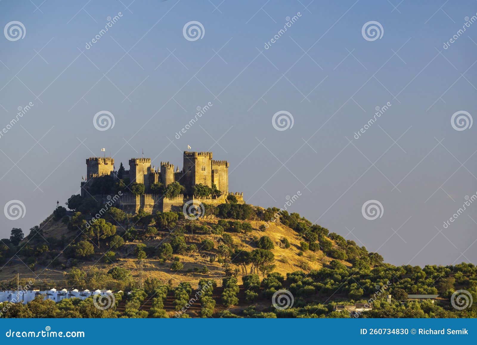Almodovar Del Rio Castle in Andalusia, Spain Stock Photo - Image of ...