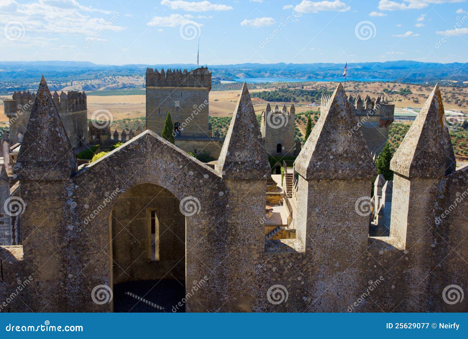 Almodovar Del Rio, Cordoba, Spain Stock Image - Image of ancient ...