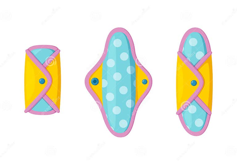 Almofadas Menstruais De Pano Reutilizáveis Absorvente Para Mulheres Que Tendem A Reutilizar E A