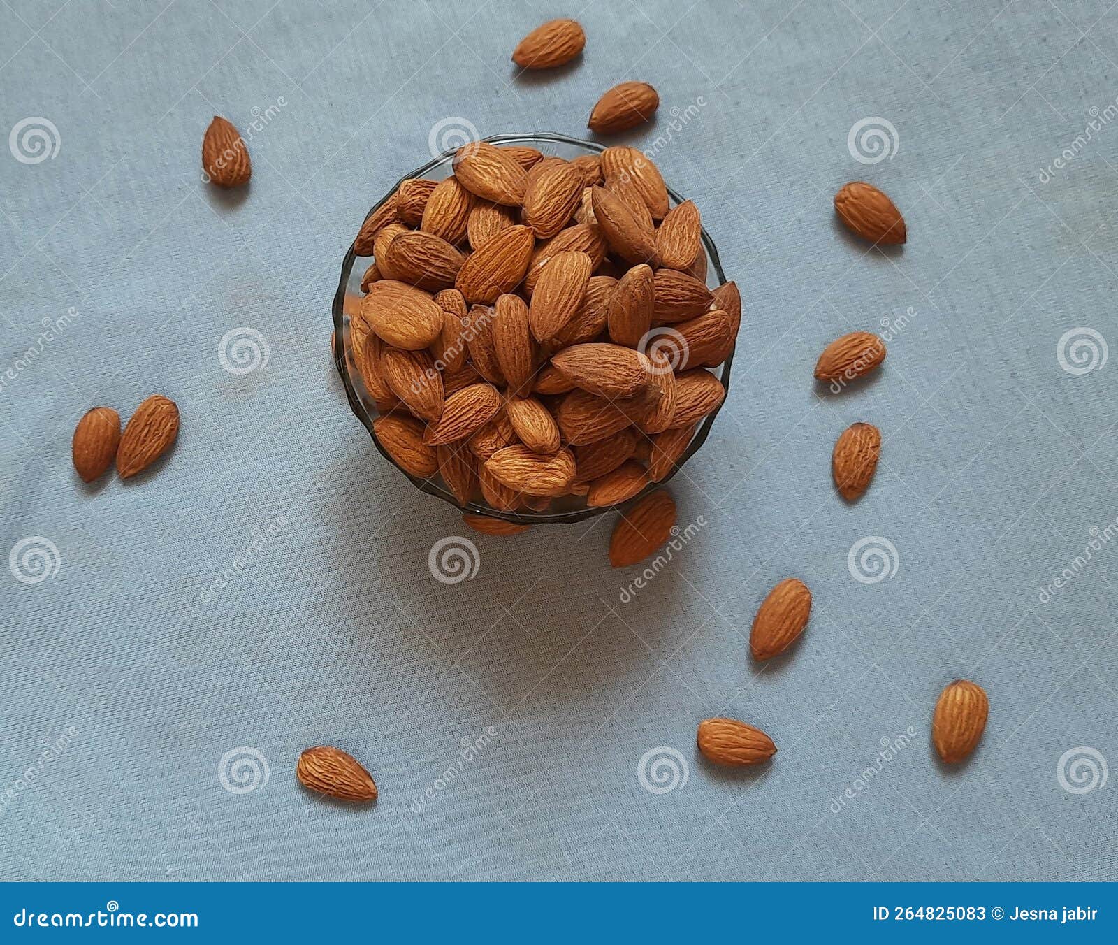 Almond bowl images stock image. Image of almond, nuts - 264825083