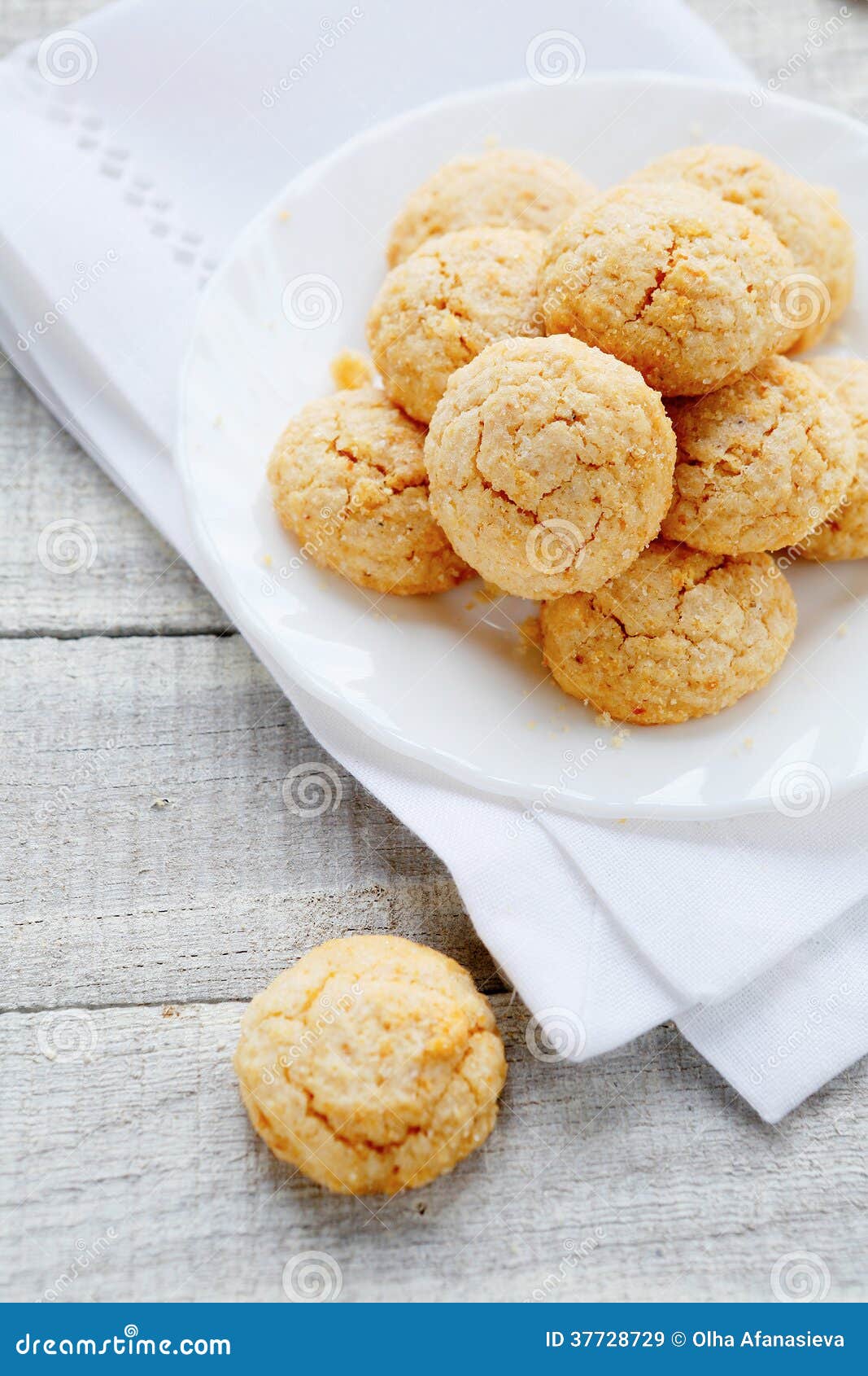 Almond cookies, amarettini stock image. Image of small - 37728729
