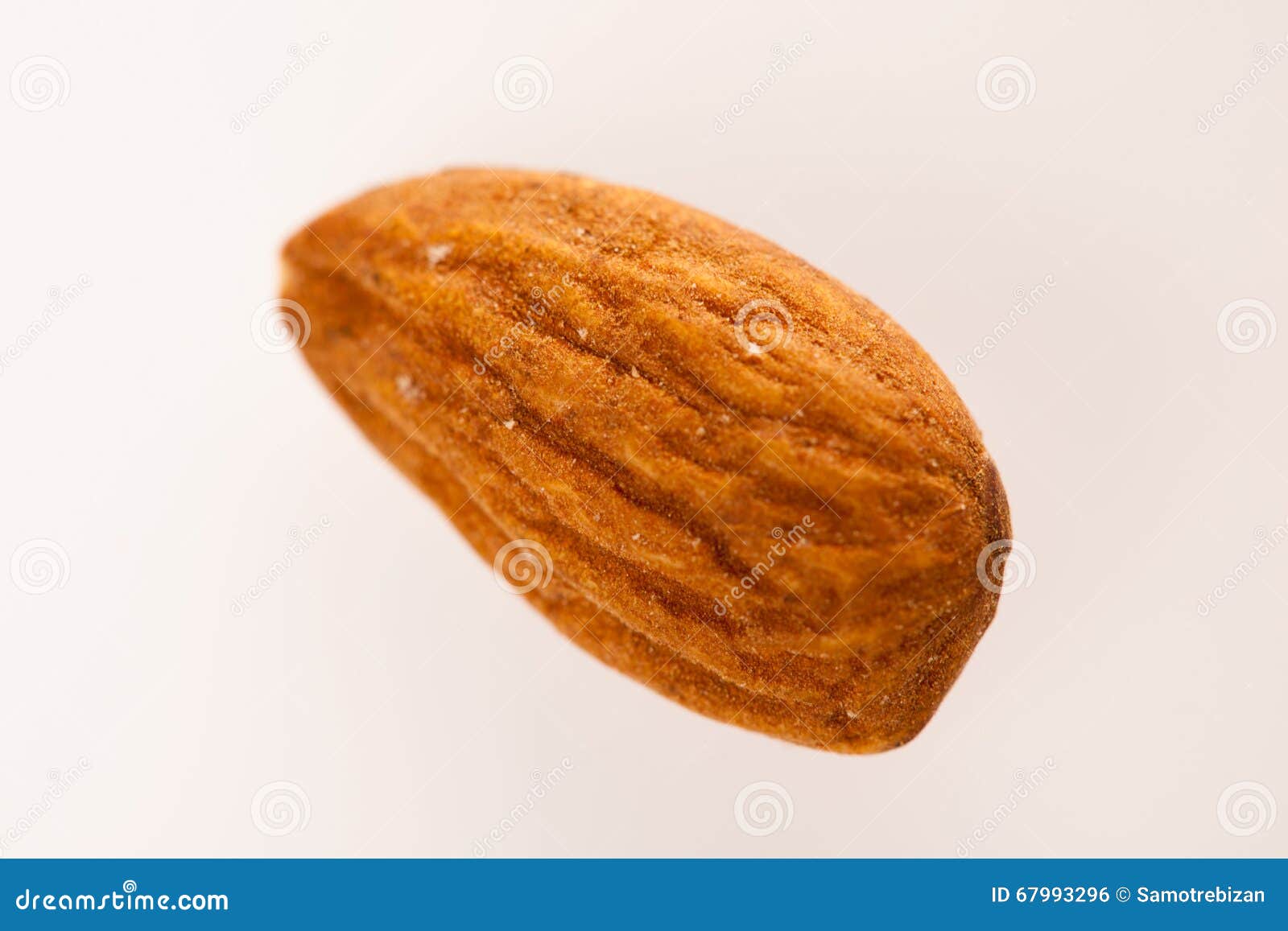 Almond Kernel, Healthy Snack Isolated on White Background. Stock Photo ...