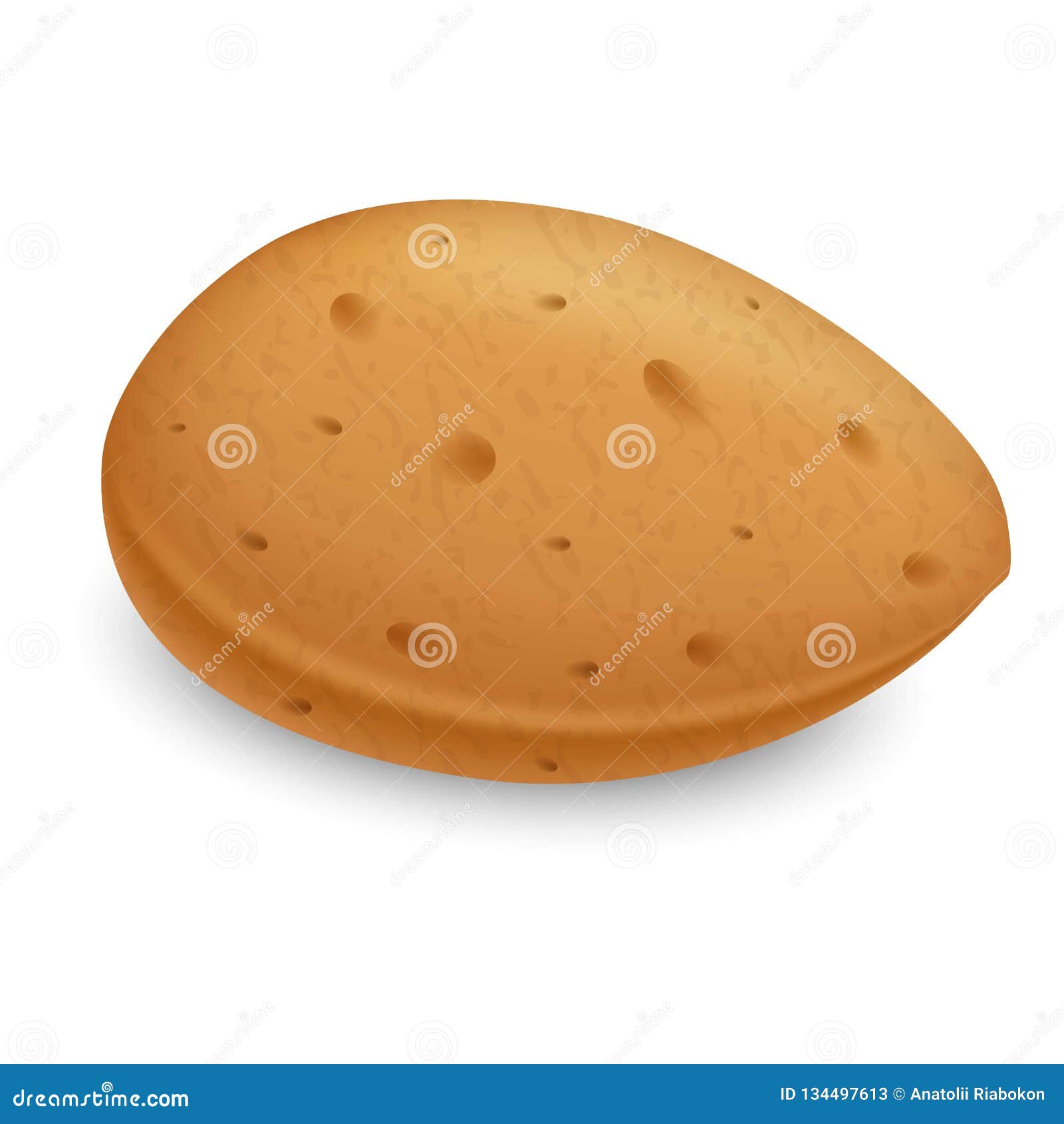 Almond Kernel Shell Icon, Realistic Style Stock Vector - Illustration ...