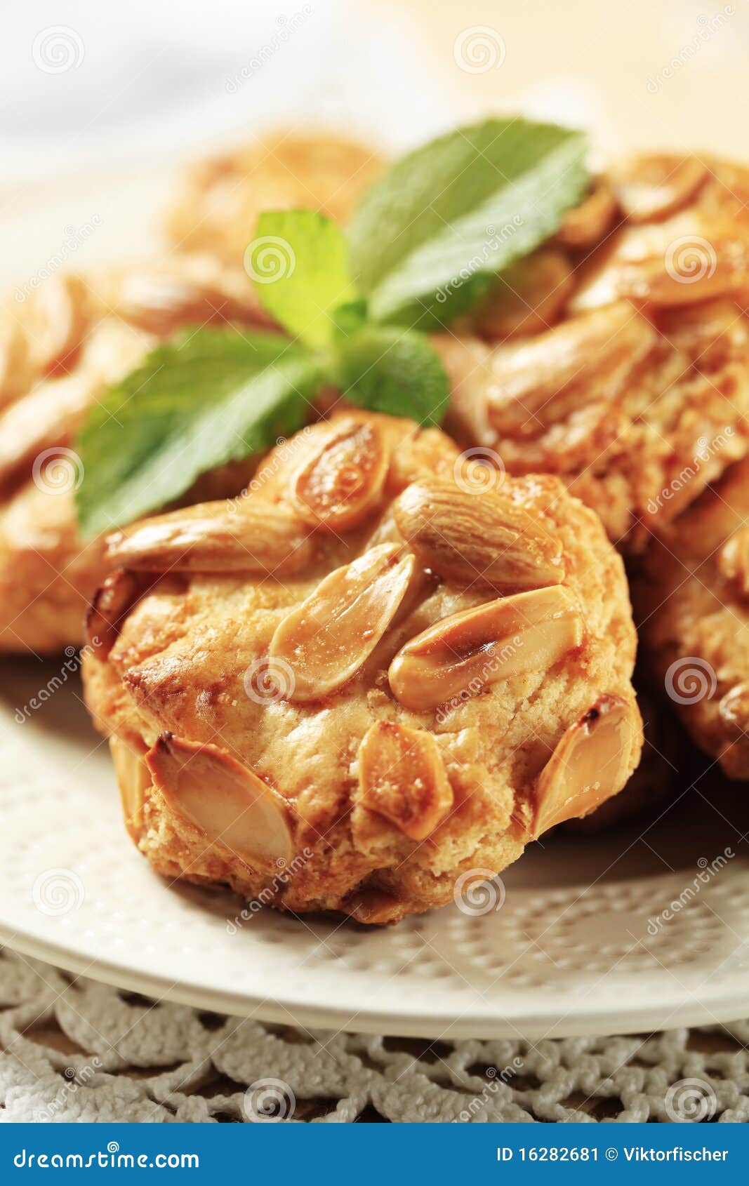 Almond macaroons stock image. Image of morsels, cookies - 16282681