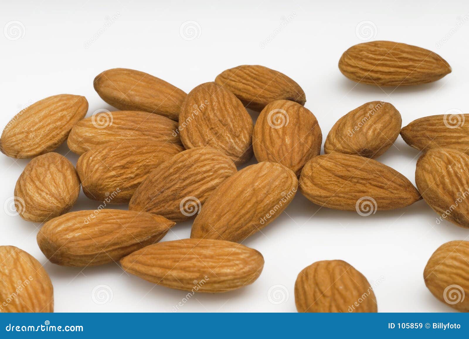 Almond nuts stock image. Image of nuts, tasty, food, salt - 105859