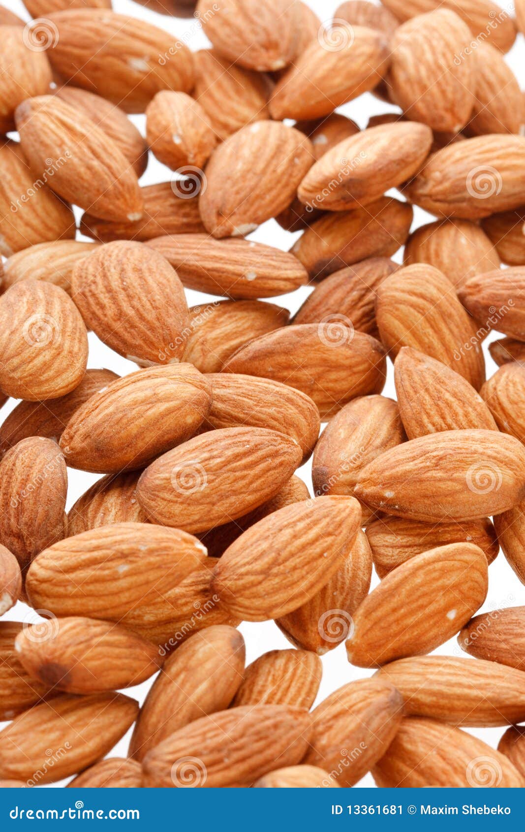 Almond nuts stock image. Image of salted, snack, nature - 13361681
