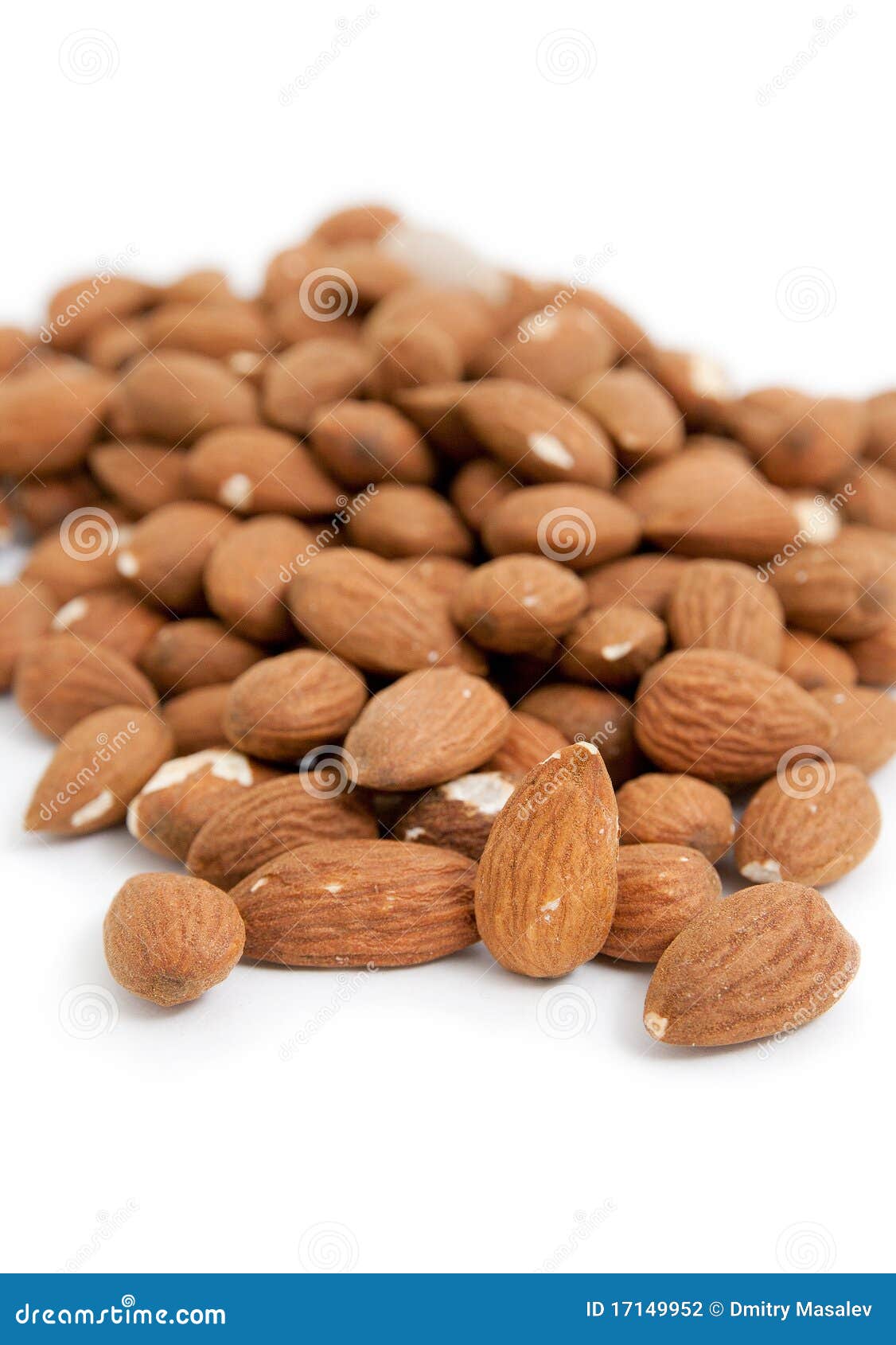 Almond nuts stock photo. Image of brown, objects, seed - 17149952