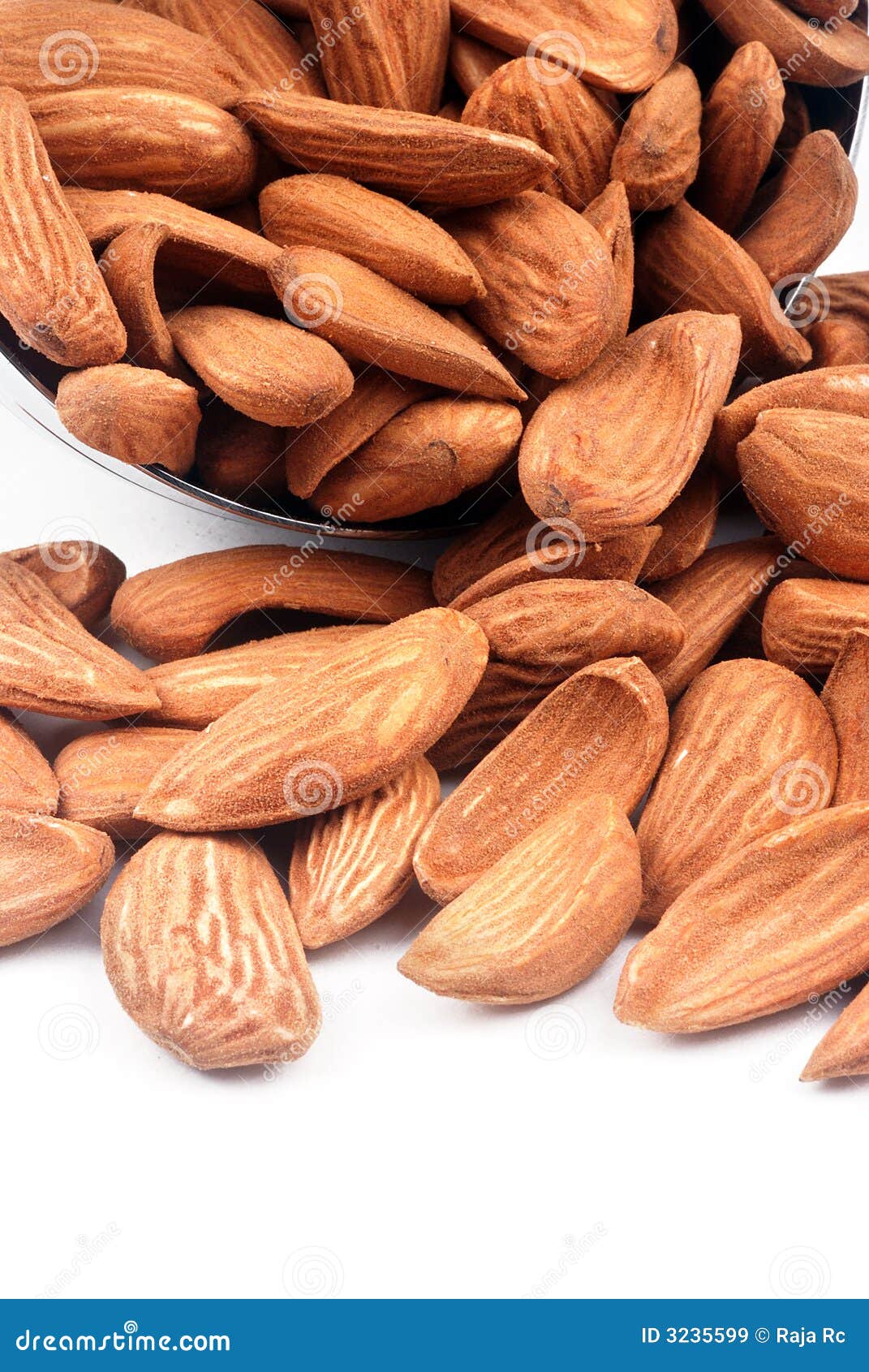 Almond nuts stock image. Image of snacks, nutritious, imported - 3235599