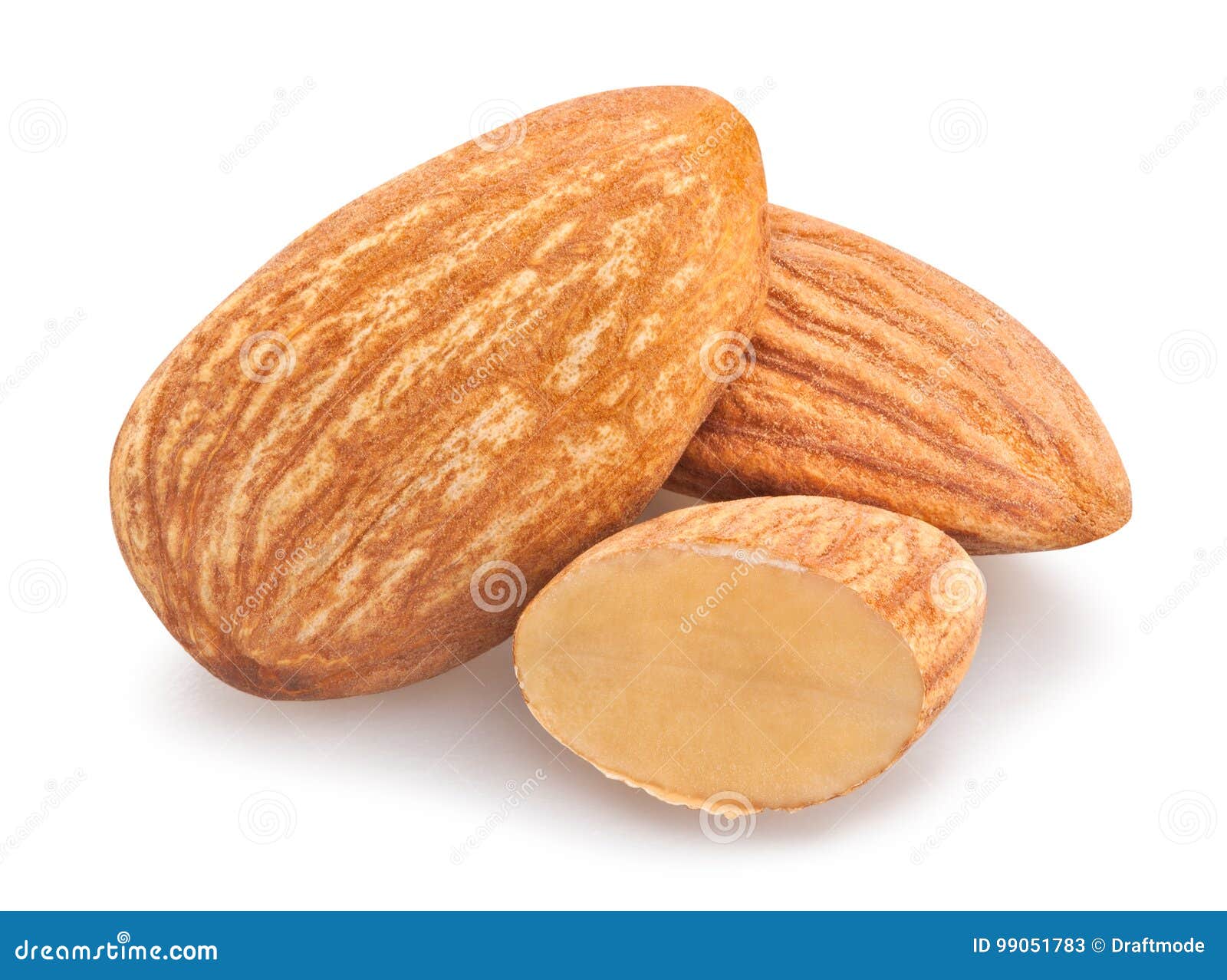 Almond stock image. Image of clipping, sliced, stack - 99051783