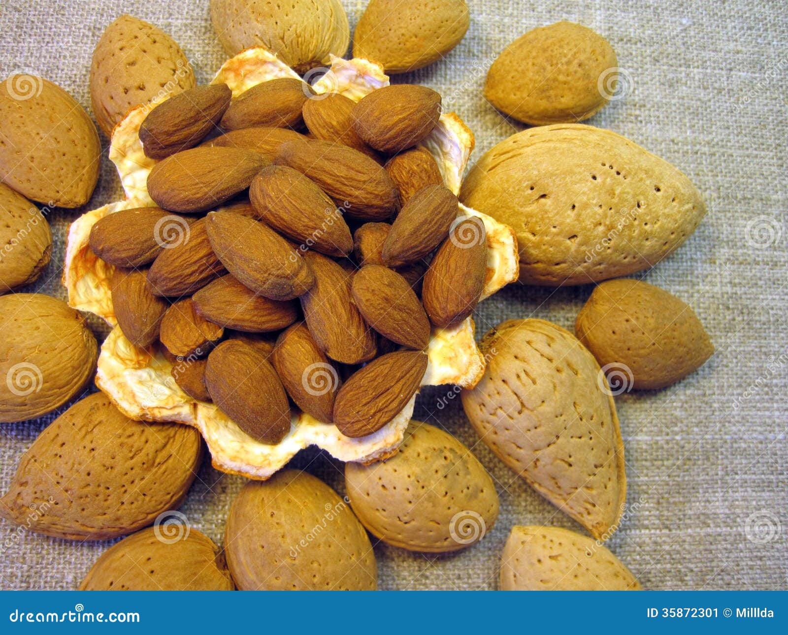 Almond stock image. Image of pattern, nutrition, orange - 35872301