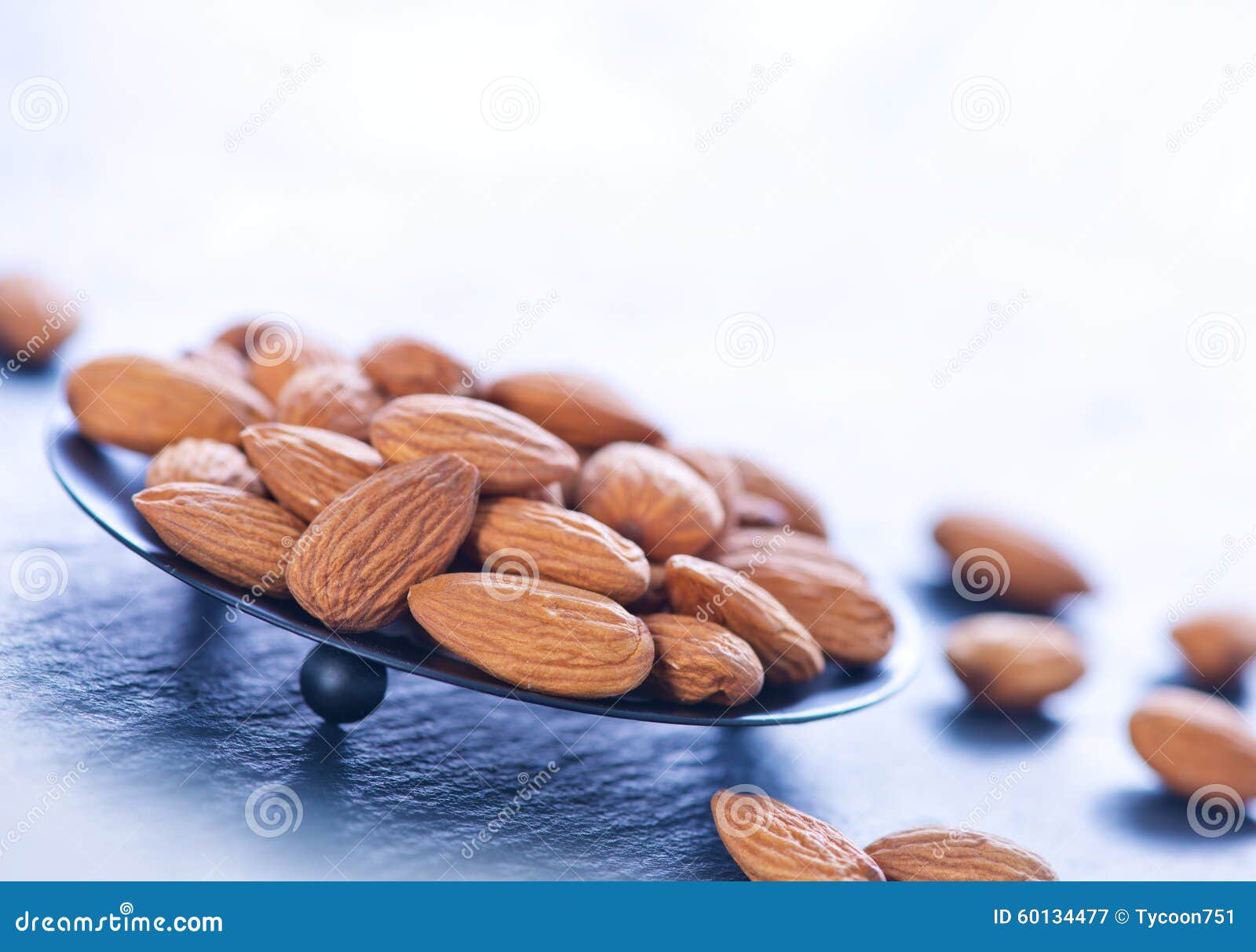 Almond without shell stock image. Image of almond, dark - 60134477