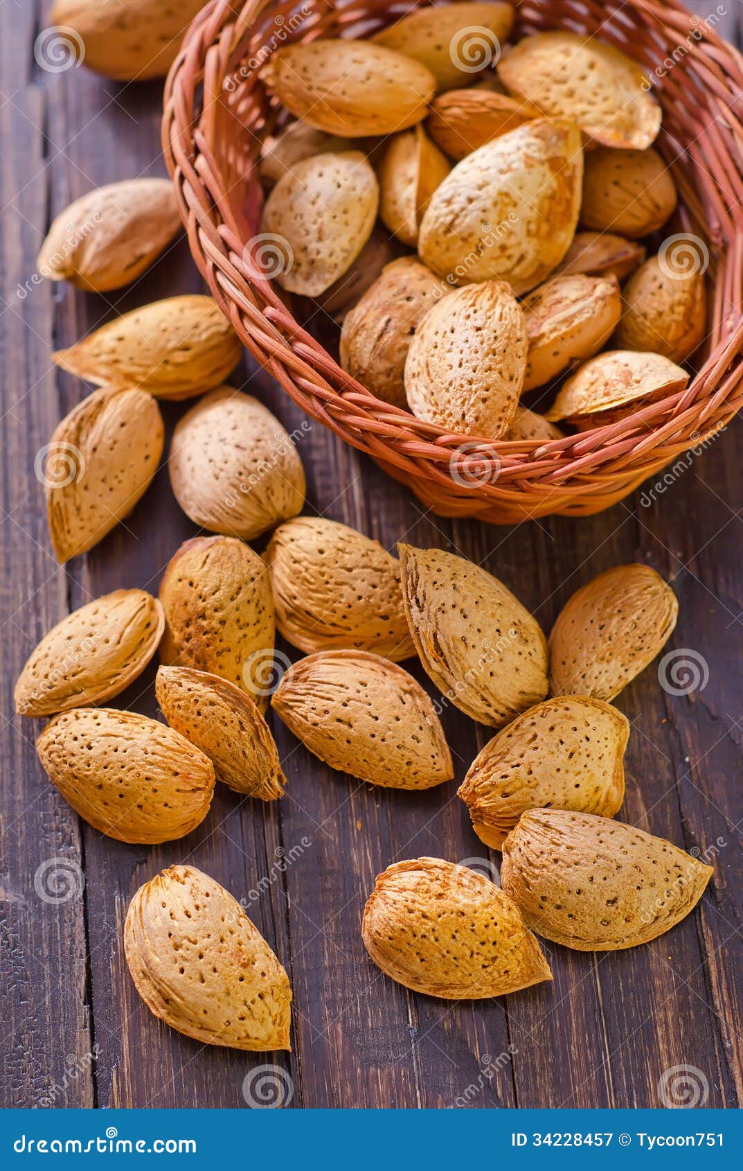 Almond stock image. Image of almond, france, fresh, brown - 34228457