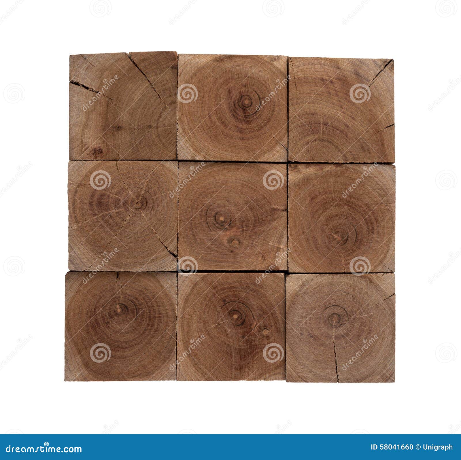 Almond Wood Blocks Background Stock Photo - Image of surface, blocks ...