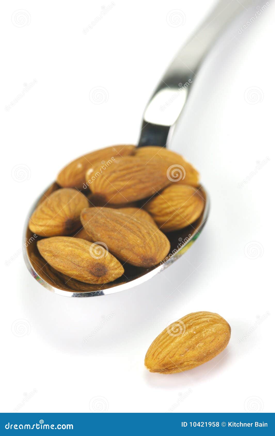 Almonds stock photo. Image of serve, healthy, almond - 10421958