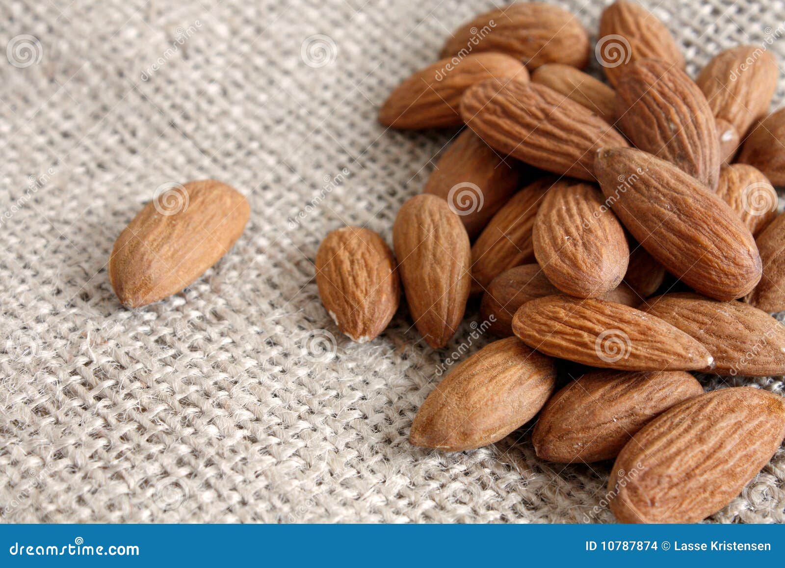 Almonds stock photo. Image of texture, almonds, bunch - 10787874