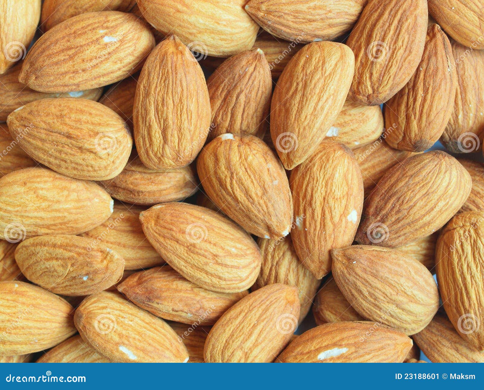 Almonds stock image. Image of snack, healthy, almonds - 23188601