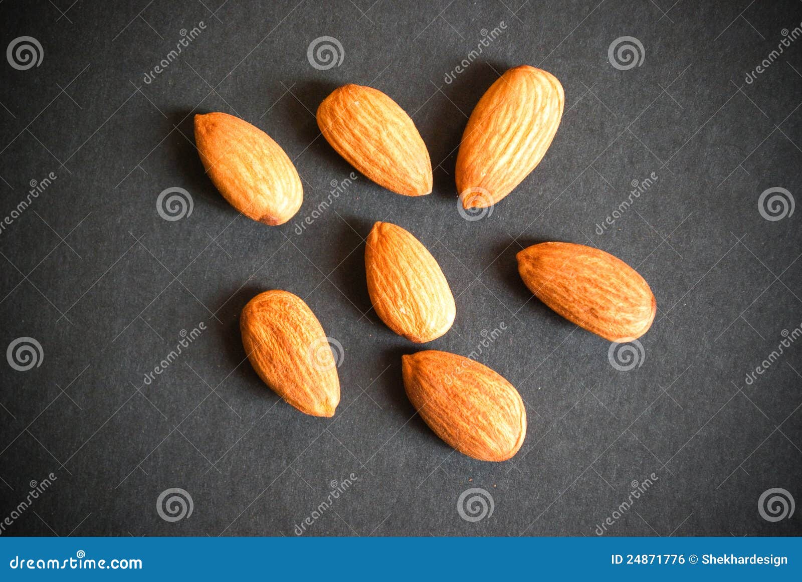 Almonds stock photo. Image of healthy, almonds, view - 24871776