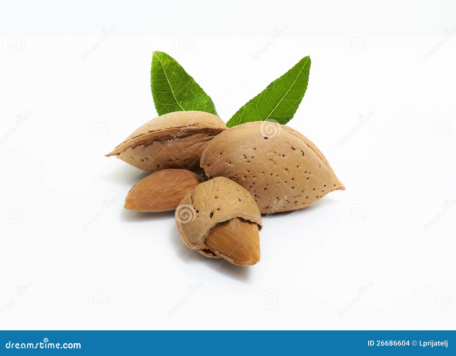 Almonds stock photo. Image of kernel, snack, natural - 26686604