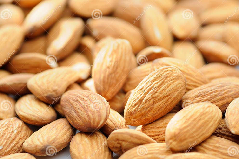 Almonds. stock photo. Image of small, group, dietary, almonds - 8256966