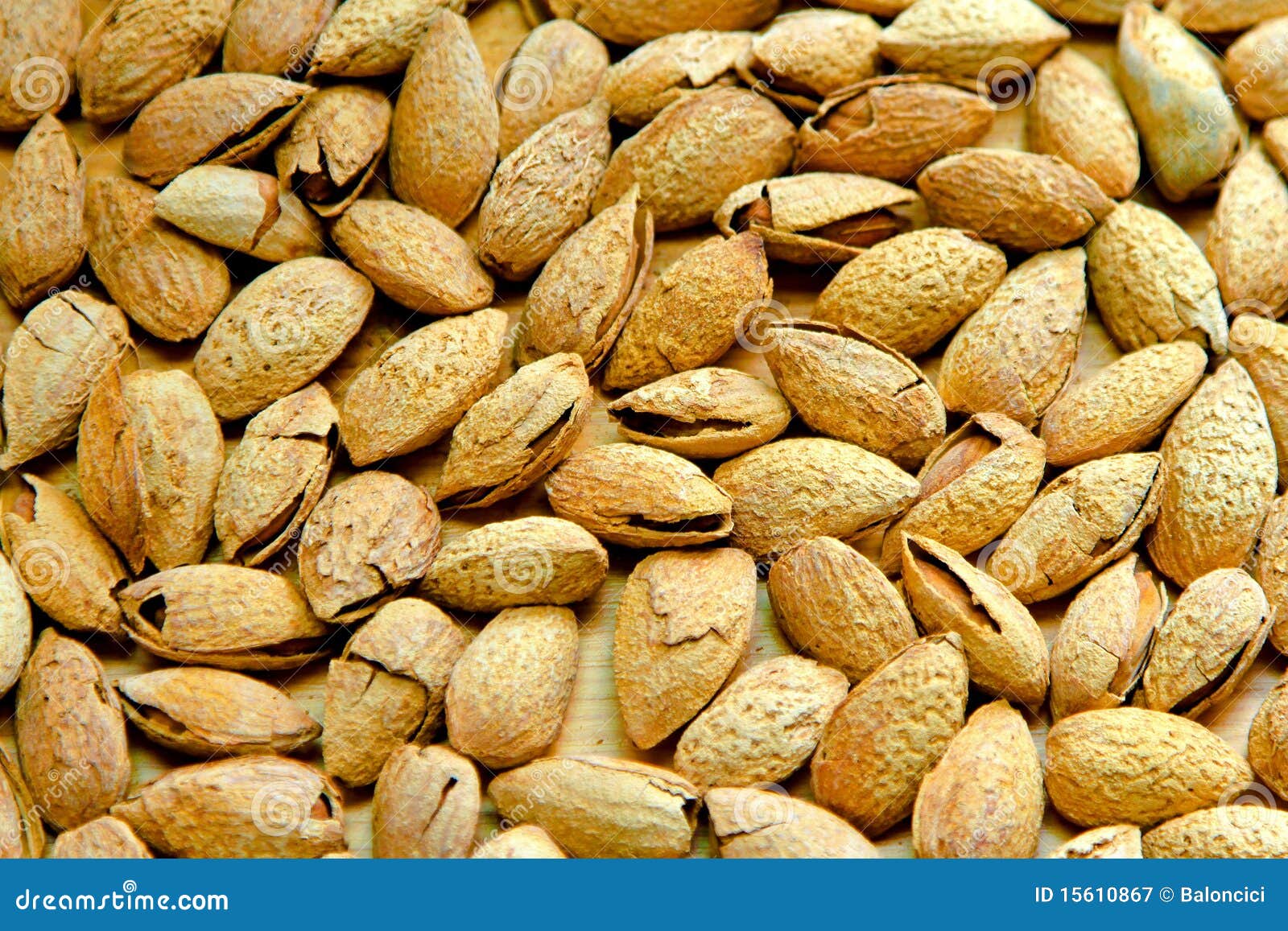 Almonds background stock image. Image of fruit, bunch - 15610867