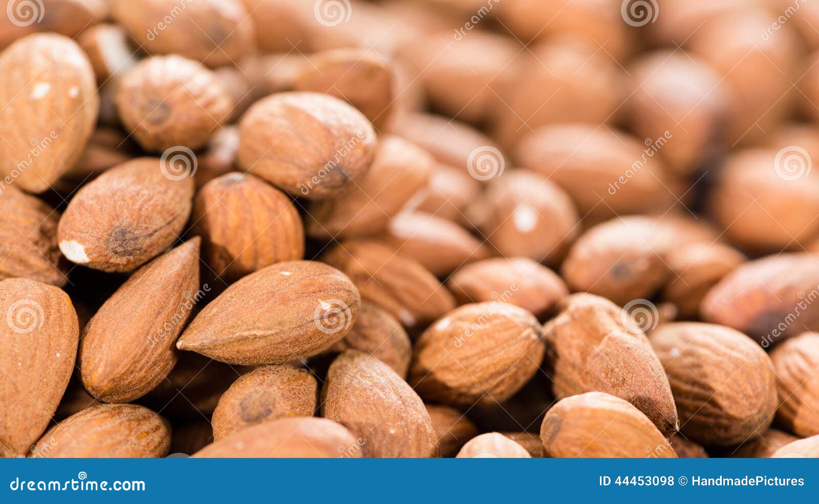 Almonds Background Image stock photo. Image of brown - 44453098